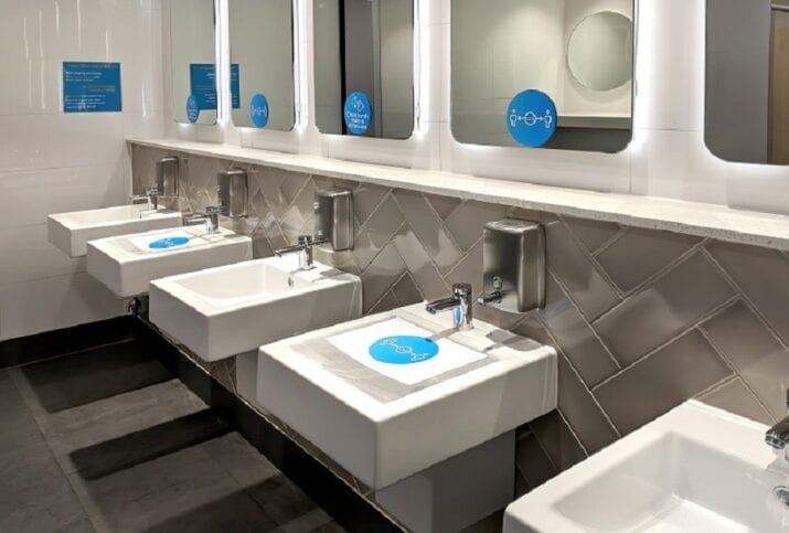 Steps to Clean a Building’s Public Restrooms During COVID